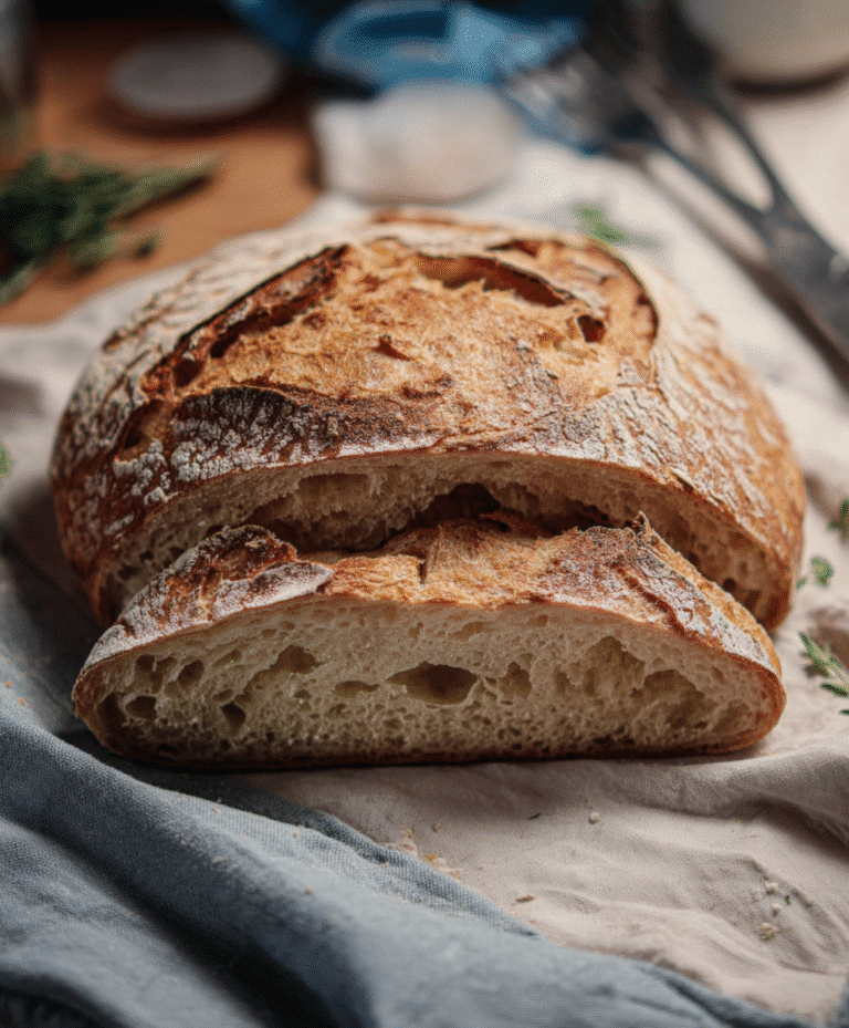 No Starter Sourdough Recipe: Bake Flavorful Bread Without the Fuss